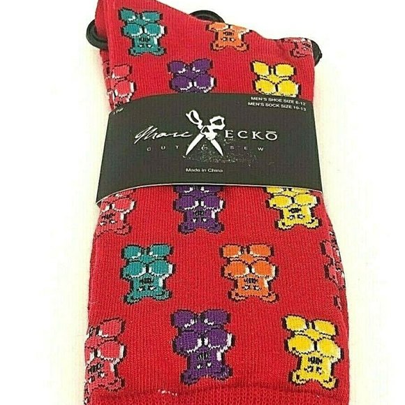 Marc Ecko | Underwear & Socks | Gummy Bears Red Mens Crew Size 62 Sock ...